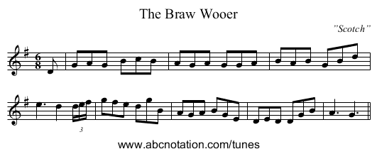 abc | Braw Wooer, The - tunearch.org/wiki/Braw_Wooer_(The).no-ext/0001
