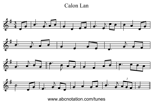 abc | Calon Lan - thesession.org/tunes/11462.no-ext/0002