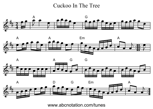 abc | Cuckoo In The Tree - trillian.mit.edu/~jc/music/abc/mirror ...