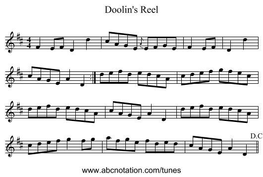 abc | Doolin's Reel - tunearch.org/wiki/Doolin's_Reel.no-ext/0001