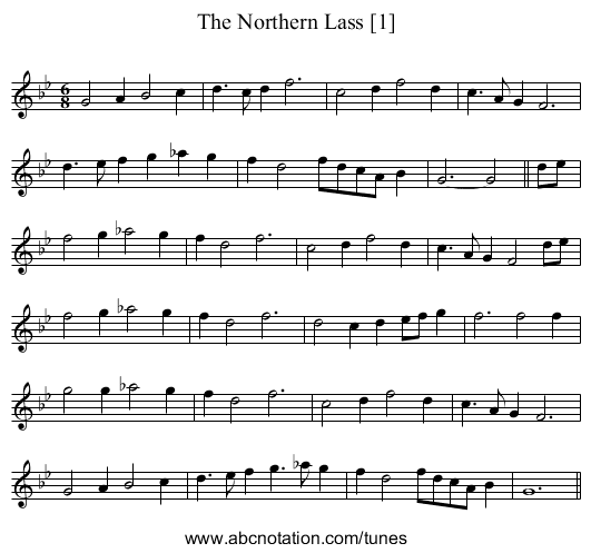 abc | Northern Lass [1], The - tunearch.org/wiki/Northern_Lass_(1)_(The ...