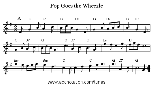 abc | Pop Goes the Wheezle - abc.sourceforge.net/NMD/nmd/jigs.txt/0240