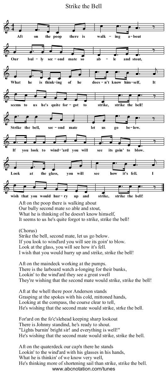 abc | Strike the Bell - trillian.mit.edu/~jc/music/abc/mirror/folkinfo ...