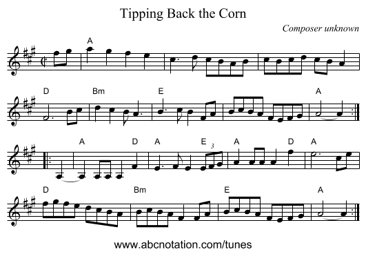 abc | Tipping Back the Corn - trillian.mit.edu/~jc/music/abc/session ...