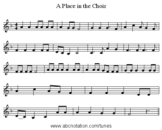 abc | A Place in the Choir - back.numachi.com:8000/dtrad/abc_dtrad.tar ...