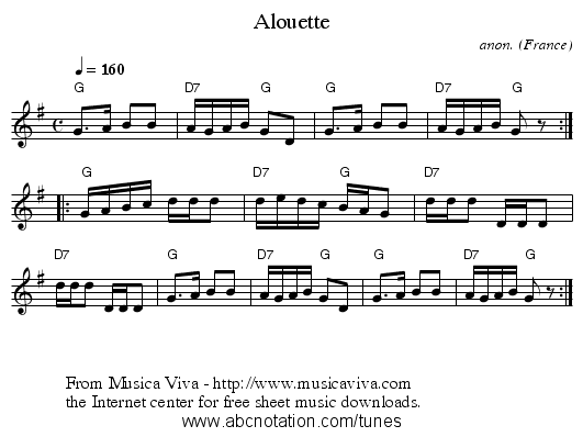 abc | Alouette - trillian.mit.edu/~jc/music/abc/mirror/musicaviva.com ...