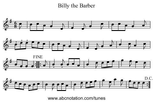 abc | Billy the Barber - tunearch.org/wiki/Billy_the_Barber.no-ext/0002