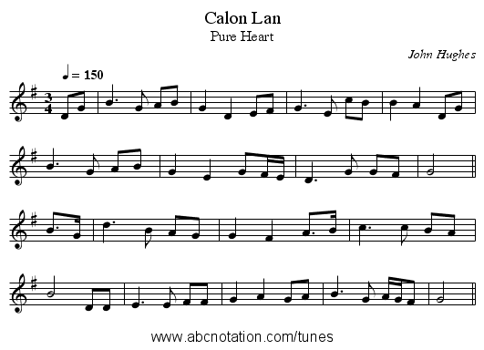 abc | Calon Lan - trillian.mit.edu/~jc/music/abc/mirror/BrianMartin ...