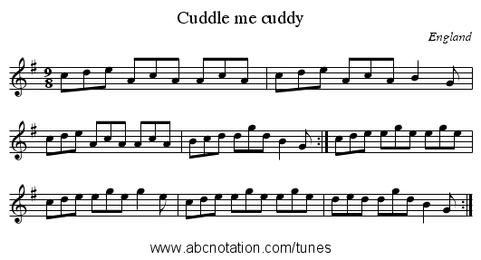 abc | Cuddle me cuddy - www.atrilcoral.com/Partituras_ABC/c.zip/c/1247