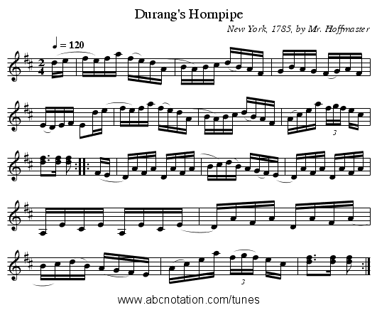 abc | Durang's Hornpipe - trillian.mit.edu/~jc/music/abc/mirror ...