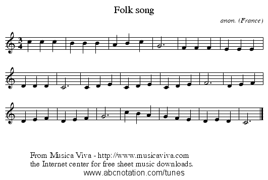 abc | Folk song - trillian.mit.edu/~jc/music/abc/mirror/musicaviva.com ...