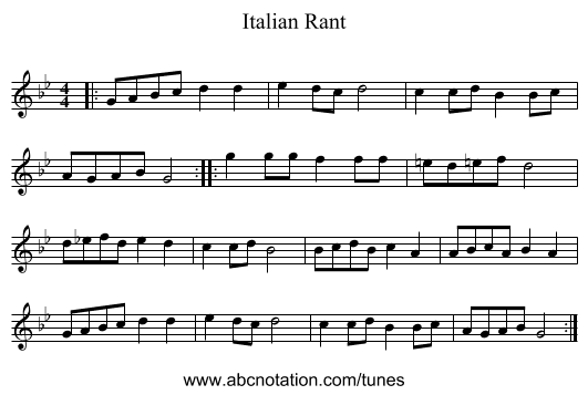 abc | Italian Rant - thesession.org/tunes/9479.no-ext/0002