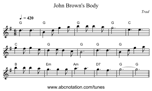 abc | John Brown's Body - trillian.mit.edu/~jc/music/abc/mirror/home ...