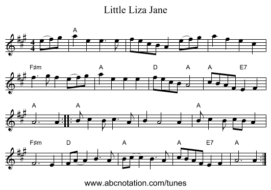 abc | Little Liza Jane - trillian.mit.edu/~jc/music/abc/mirror ...