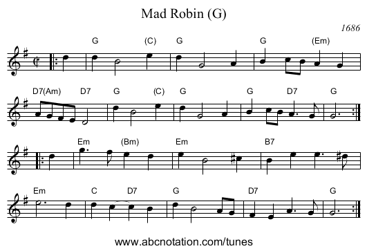 abc | Mad Robin (G) - trillian.mit.edu/~jc/music/abc/CillasWedding ...