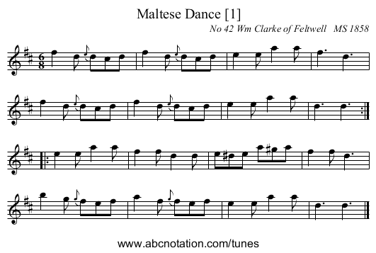 abc | Maltese Dance [1] - tunearch.org/wiki/Maltese_Dance_(1).no-ext/0001