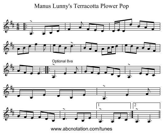 abc | Manus Lunny's Terracotta Plower Pop - thesession.org/tunes/435.no ...