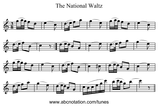 abc | National Waltz, The - tunearch.org/wiki/National_Waltz.no-ext/0002