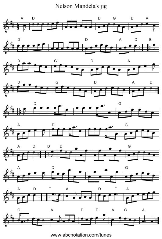 abc | Nelson Mandela's jig - trillian.mit.edu/~jc/music/abc/Scotland ...