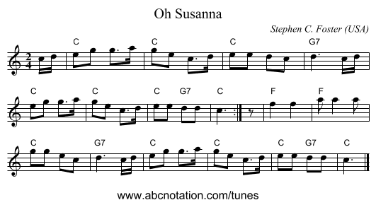 abc | Oh Susanna - trillian.mit.edu/~jc/music/abc/mirror/kirby98.fsnet ...