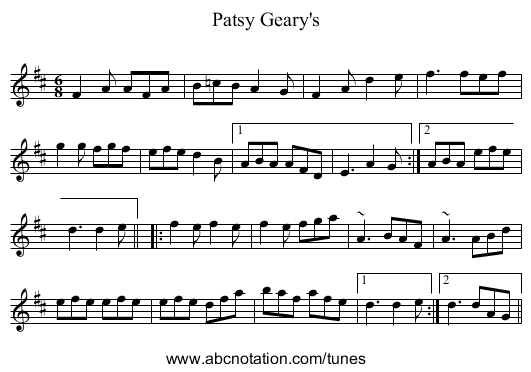 abc | Patsy Geary's - www.norbeck.nu/abc/i/hnsl0/0009
