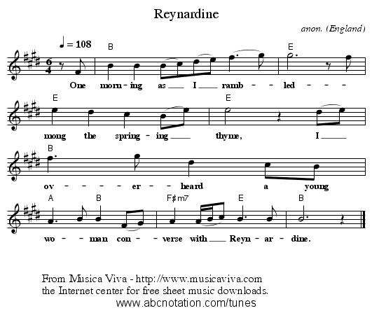 abc | Reynardine - trillian.mit.edu/~jc/music/abc/mirror/musicaviva.com ...