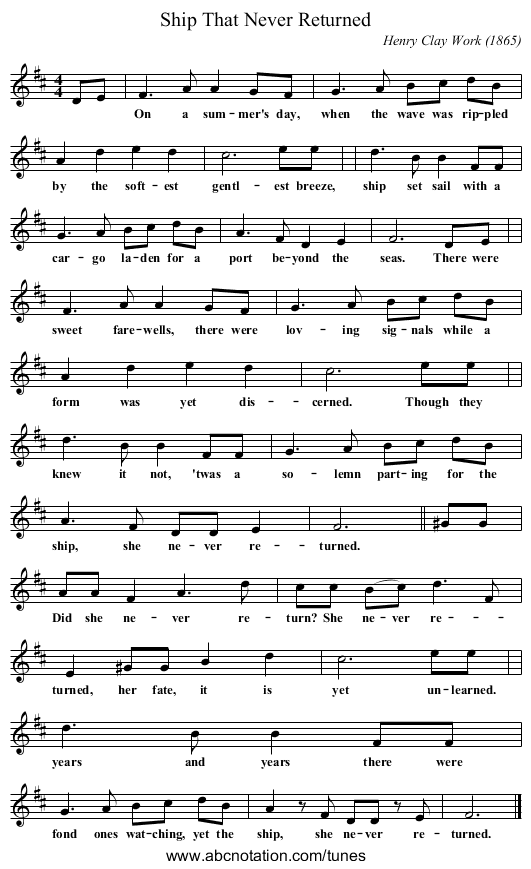 abc | Ship That Never Returned - trillian.mit.edu/~jc/music/abc/song ...