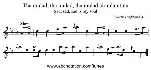 abc | Tha mulad, tha mulad, tha mulad air m'inntinn - tunearch.org/wiki ...