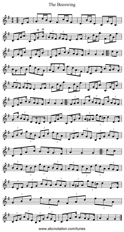 abc | The Beeswing - thesession.org/tunes/945.no-ext/0001