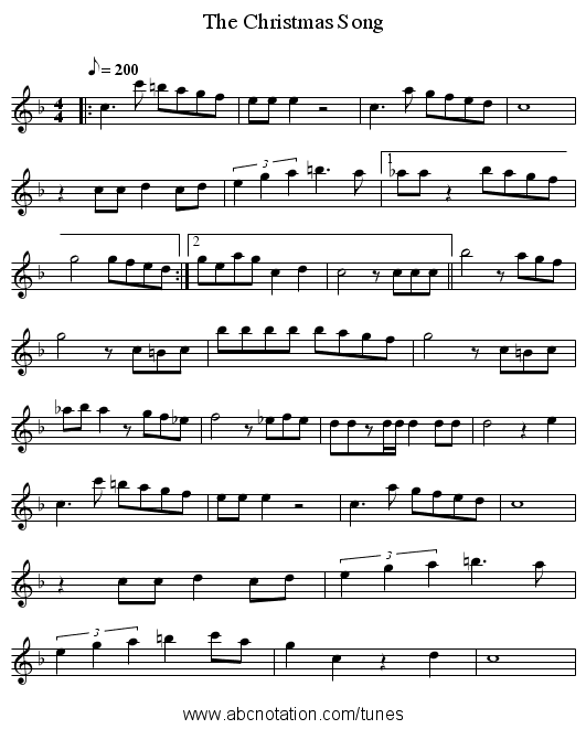 abc | The Christmas Song - trillian.mit.edu/~jc/music/abc/mirror/co ...