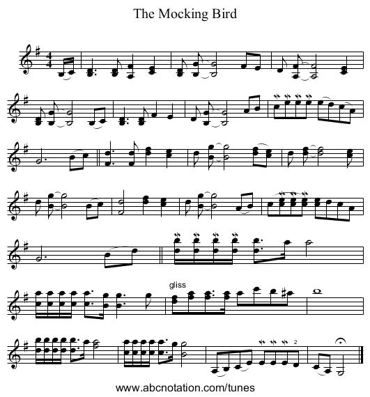 abc | The Mocking Bird - trillian.mit.edu/~jc/music/book/ViolaRuth/PWFT ...
