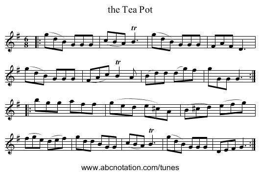 abc | the Tea Pot - trillian.mit.edu/~jc/music/book/DftY/1772/Thompson ...
