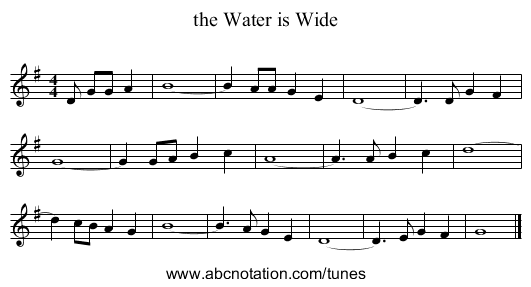 abc | the Water is Wide - trillian.mit.edu/~jc/music/abc/air/Water_Is ...