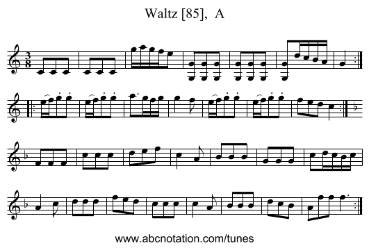 abc | Waltz [85], A - tunearch.org/wiki/Waltz_(85).no-ext/0001