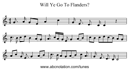 abc | Will Ye Go To Flanders? - back.numachi.com:8000/dtrad/abc_dtrad ...